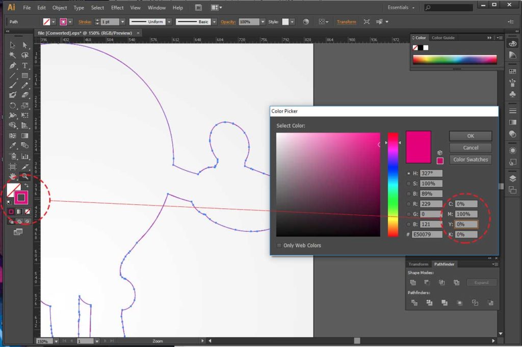How To Create A Sticker Cut Path In Adobe Illustrator - BrunelOne Blog